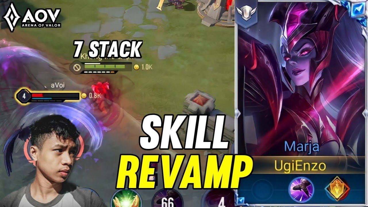 AoV : Marja Skill Revamp | Arena Of Valor | LiênQuânMobile | 펜타스톰 ...