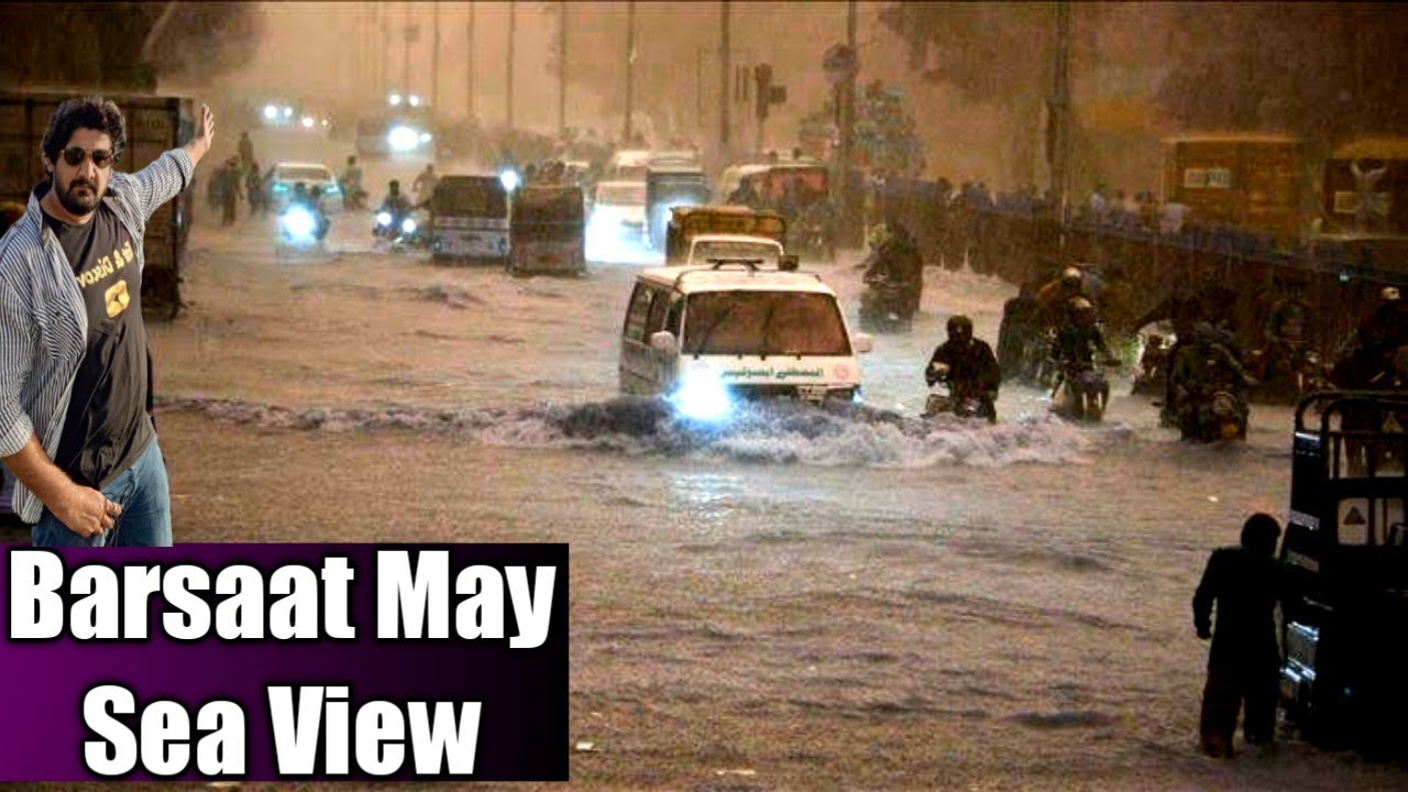Barsaat May Urdu Bazar Say Sea View @eatanddiscover - YouTube