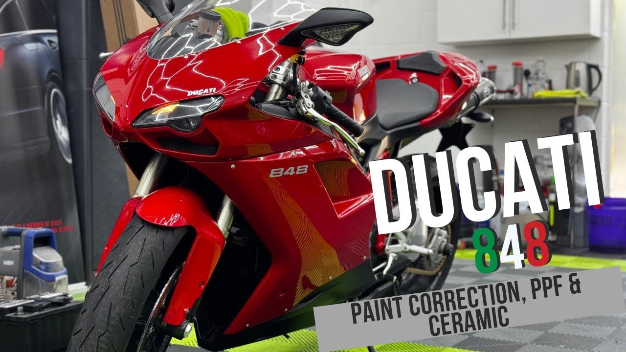 Ducati 848 Transformation | Paint Correction, PPF & 10-Year Ceramic ...