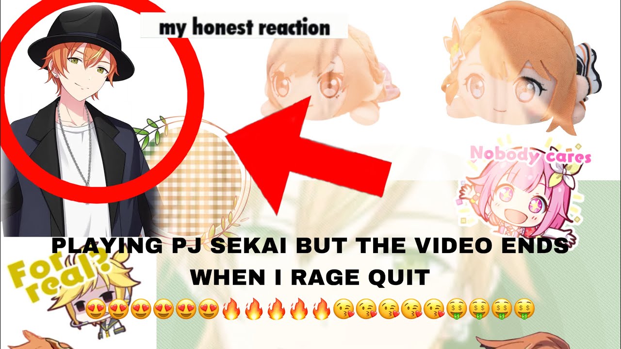 Playing project sekai but then video ends when I rage quit!! 😘😍🤑‼️ ...