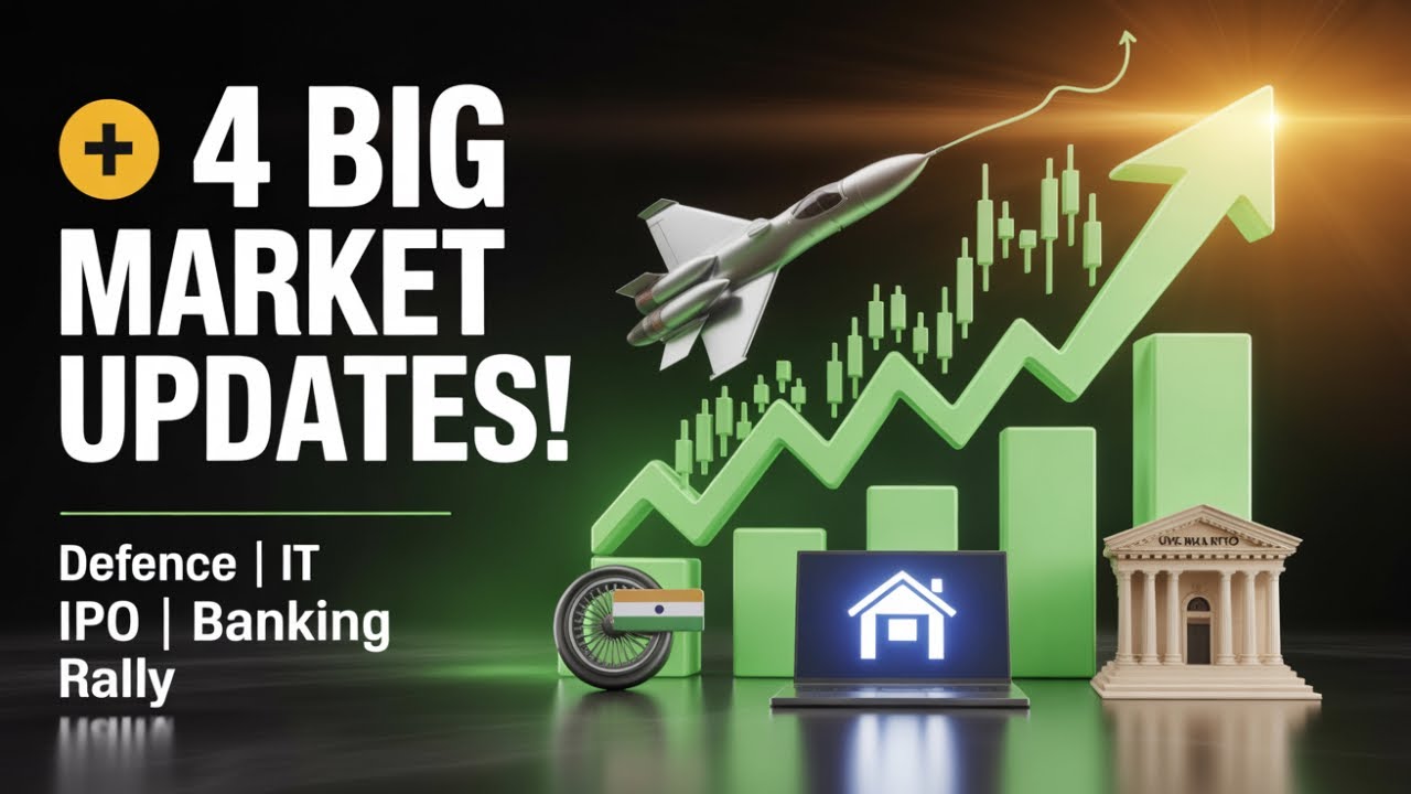 4 Big Market Updates Today 🔥 | Defence to Banking Rally! - YouTube