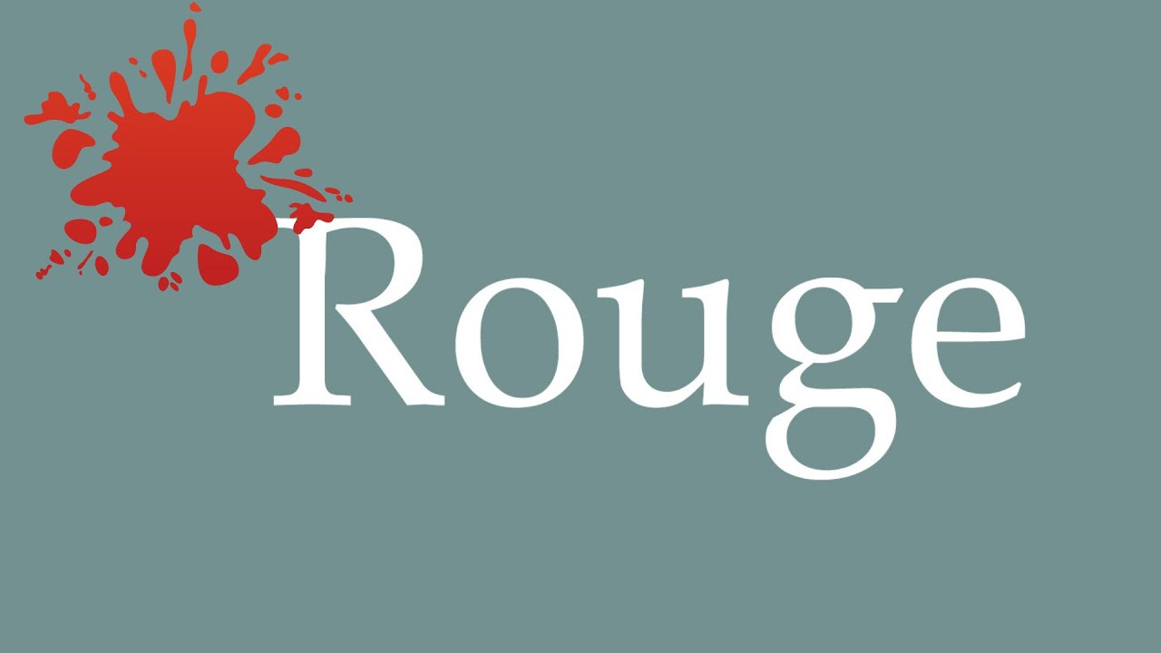 How to pronounce ''Rouge'' (Red) Correctly in French - YouTube