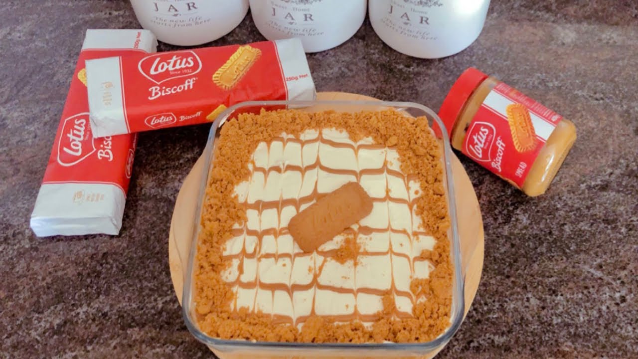 Lotus biscoff dessert sidan usameyey macmacan fudud - YouTube