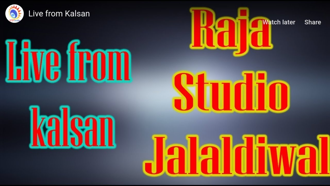 live from kalsan - YouTube