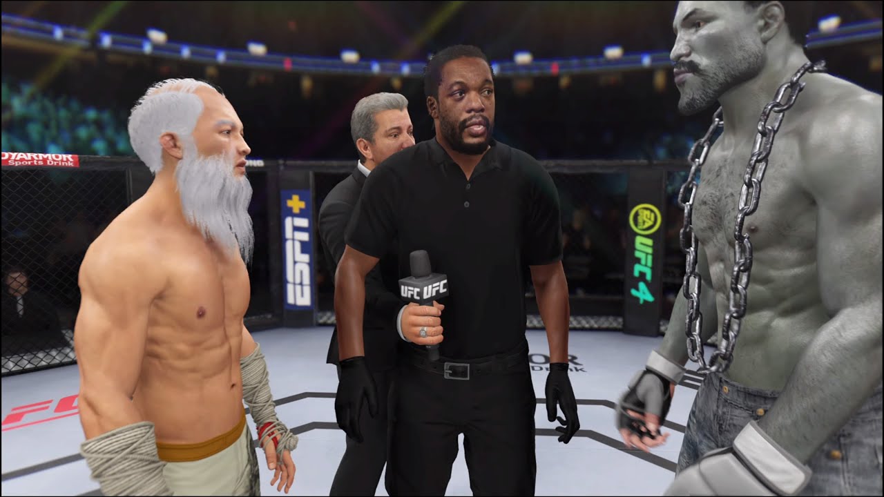 UFC 4 - Old Bruce Lee vs. Gigachad Meme - Dragon Fights 🔥🐲 - YouTube