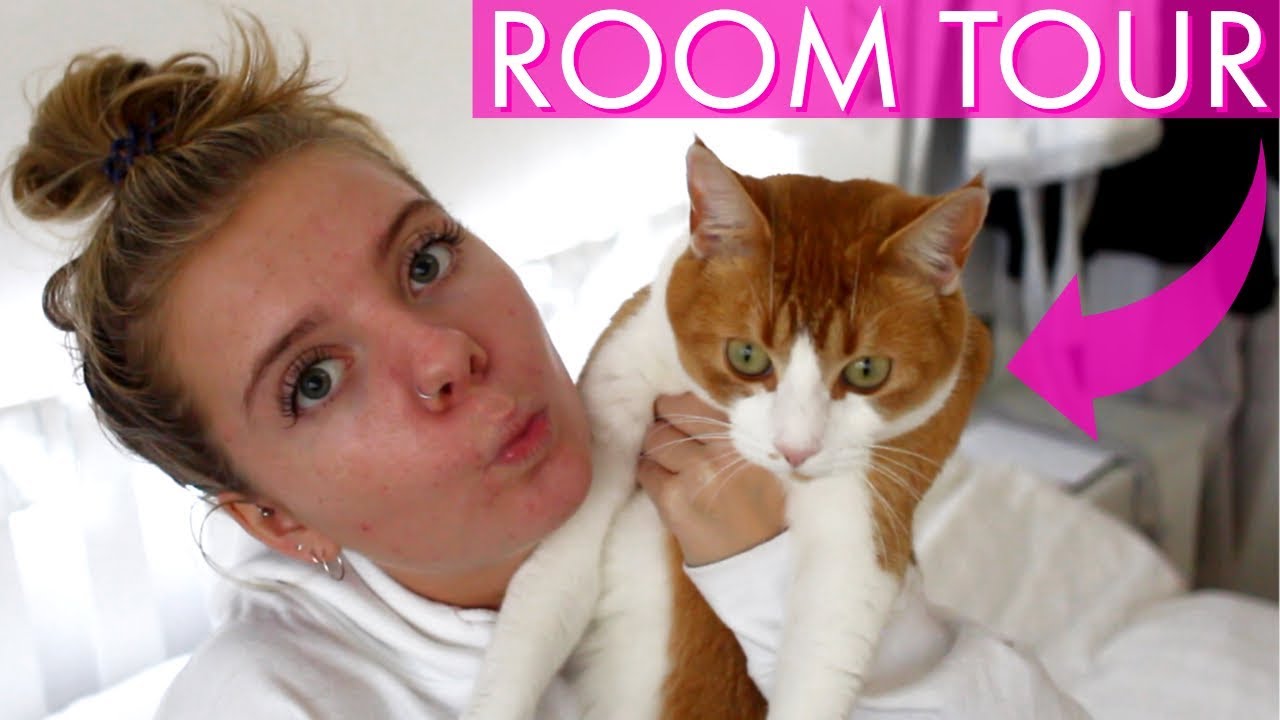 MY ROOM TOUR 2018 - ANNA MAYNARD FT MY CAT - YouTube