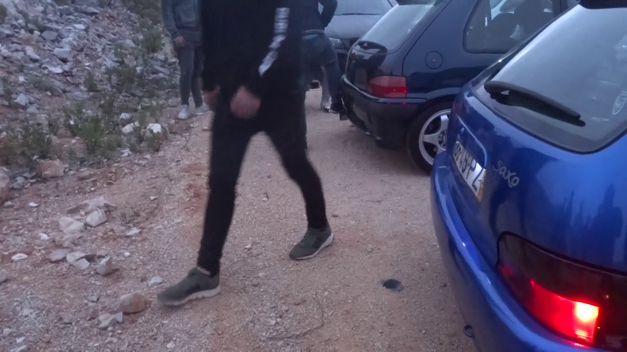 saxo cup vs Peugeot 106 Gti rateres - YouTube