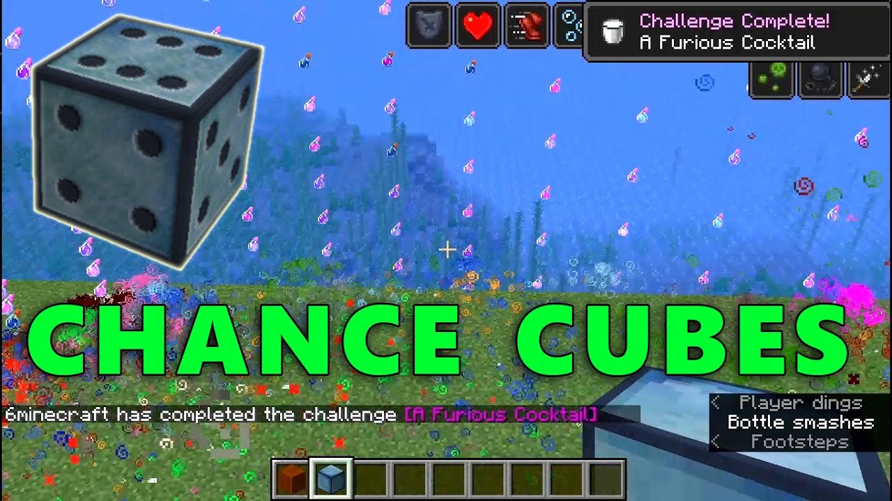 Chance Cubes Mod 1.16.5 - Random Lucky or Unlucky Blocks in Minecraft - YouTube