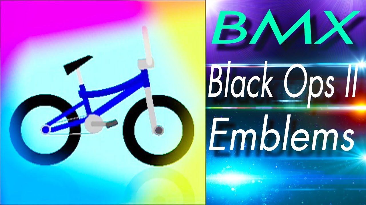 BMX Emblem Tutorial - Black Ops 2 Emblems - easy - GT Show BMX - YouTube