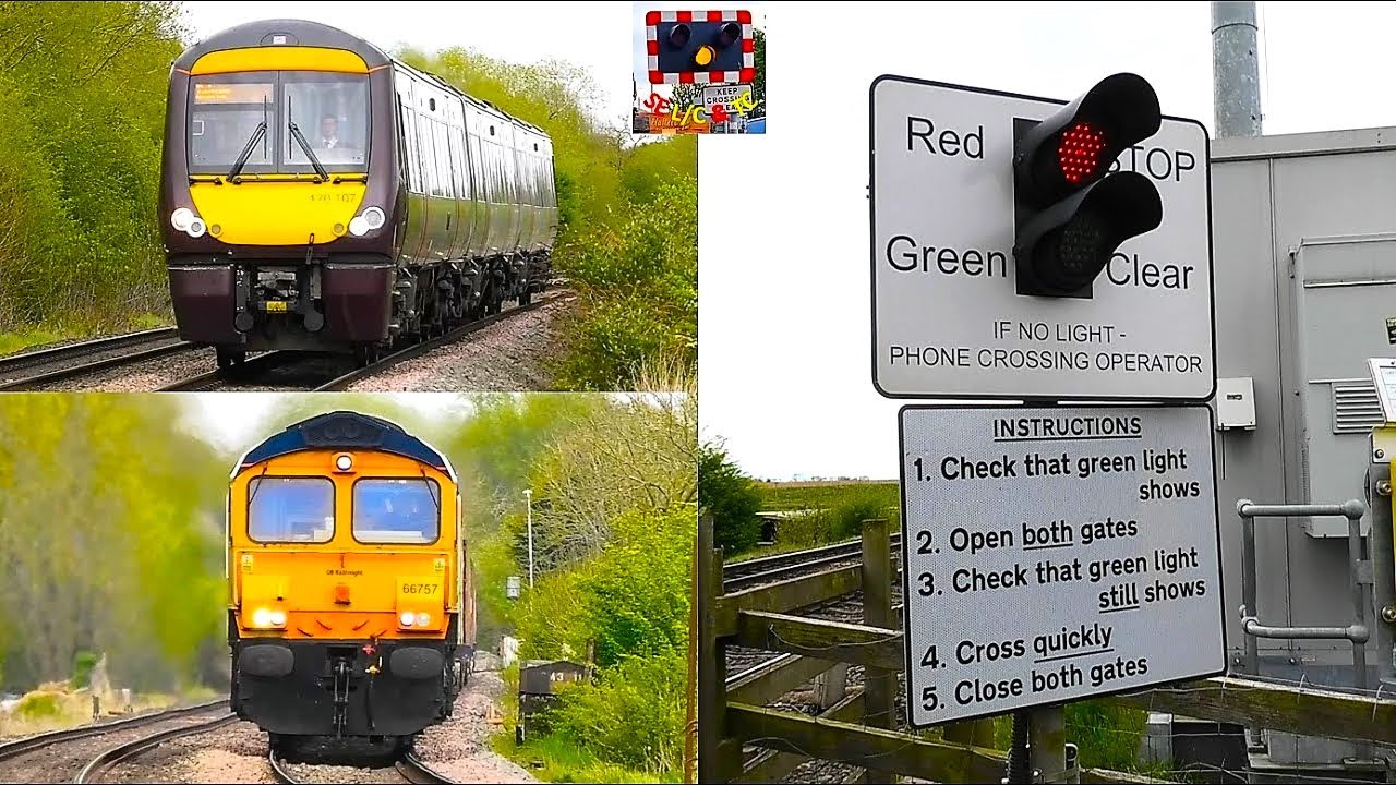 Washstones (User-Worked) Level Crossing, Leicestershire - YouTube
