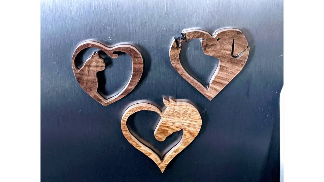 Making Wooden Magnets - YouTube