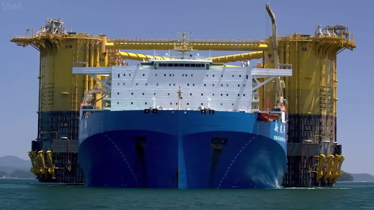 Largest Oil Rig Manufacture and Transport - YouTube