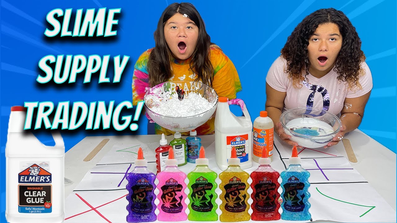 Slime Supply Trading on Our Fidget Board - YouTube