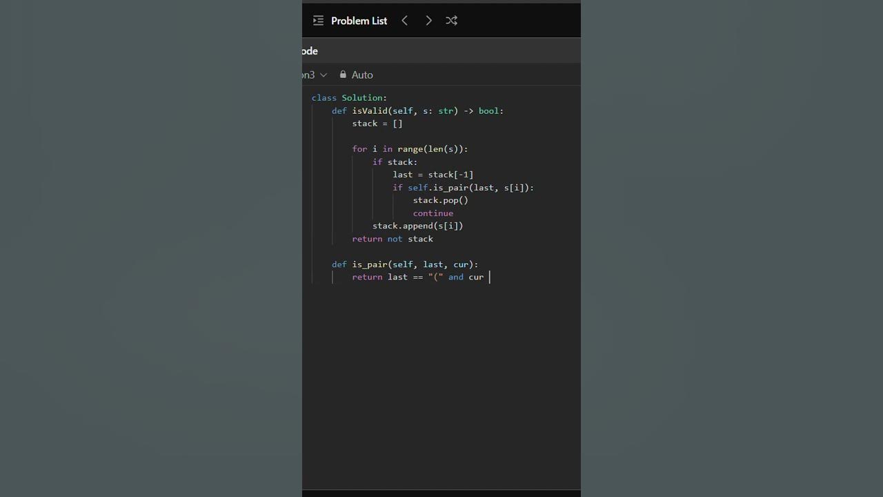 #day81 #revision | LeetCode | problem: Valid Parentheses - YouTube