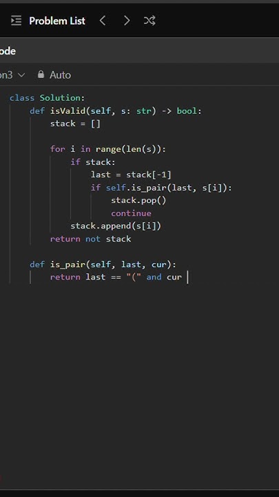#day81 #revision | LeetCode | problem: Valid Parentheses - YouTube