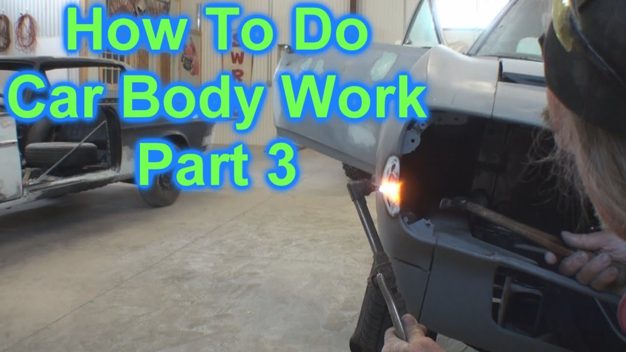 How To Do OVERALL Bodywork To A Car - Part 3 - Using A Cutting Torch ...