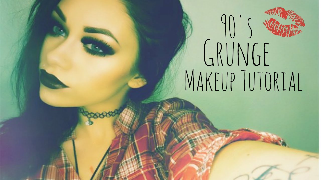 90s Grunge Makeup Tutorial Youtube