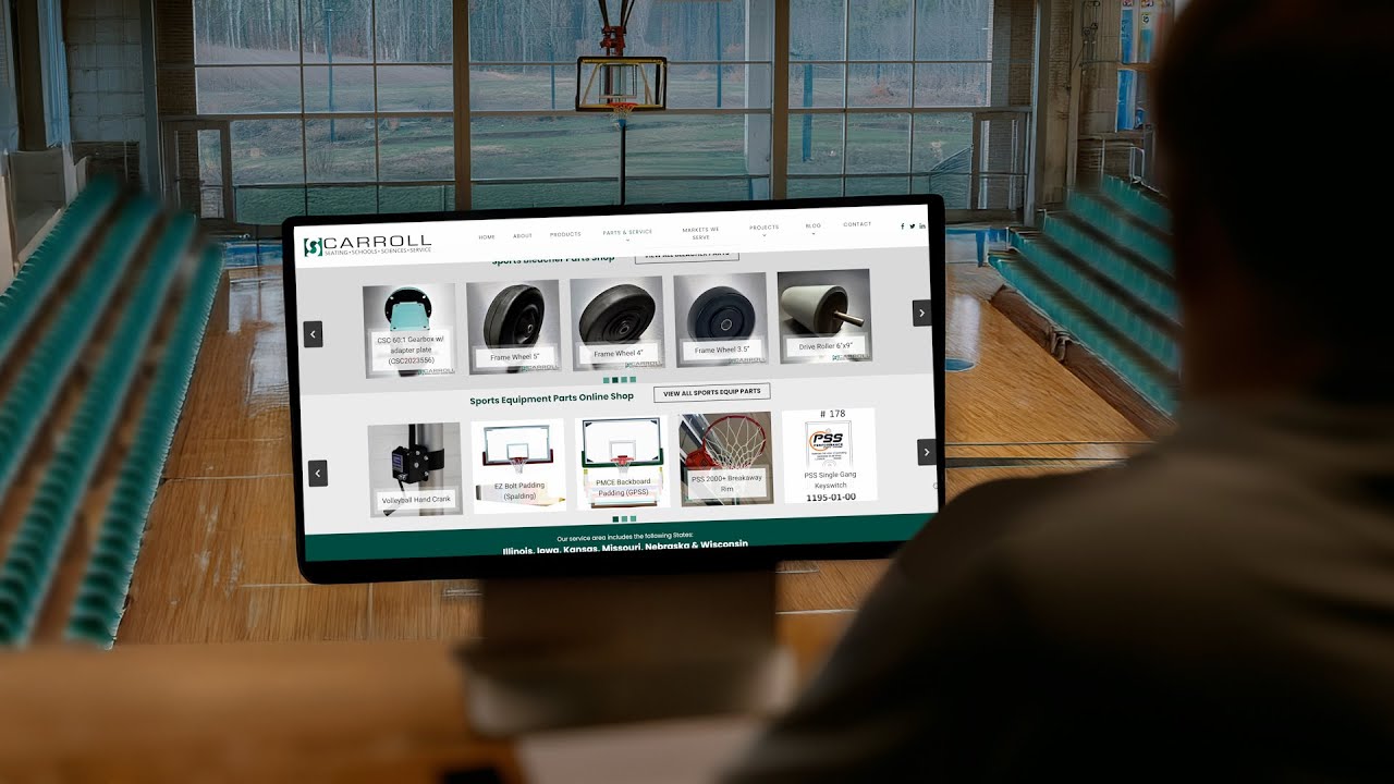 Sports Equipment and Bleacher Part Store by Carroll Seating Company ...