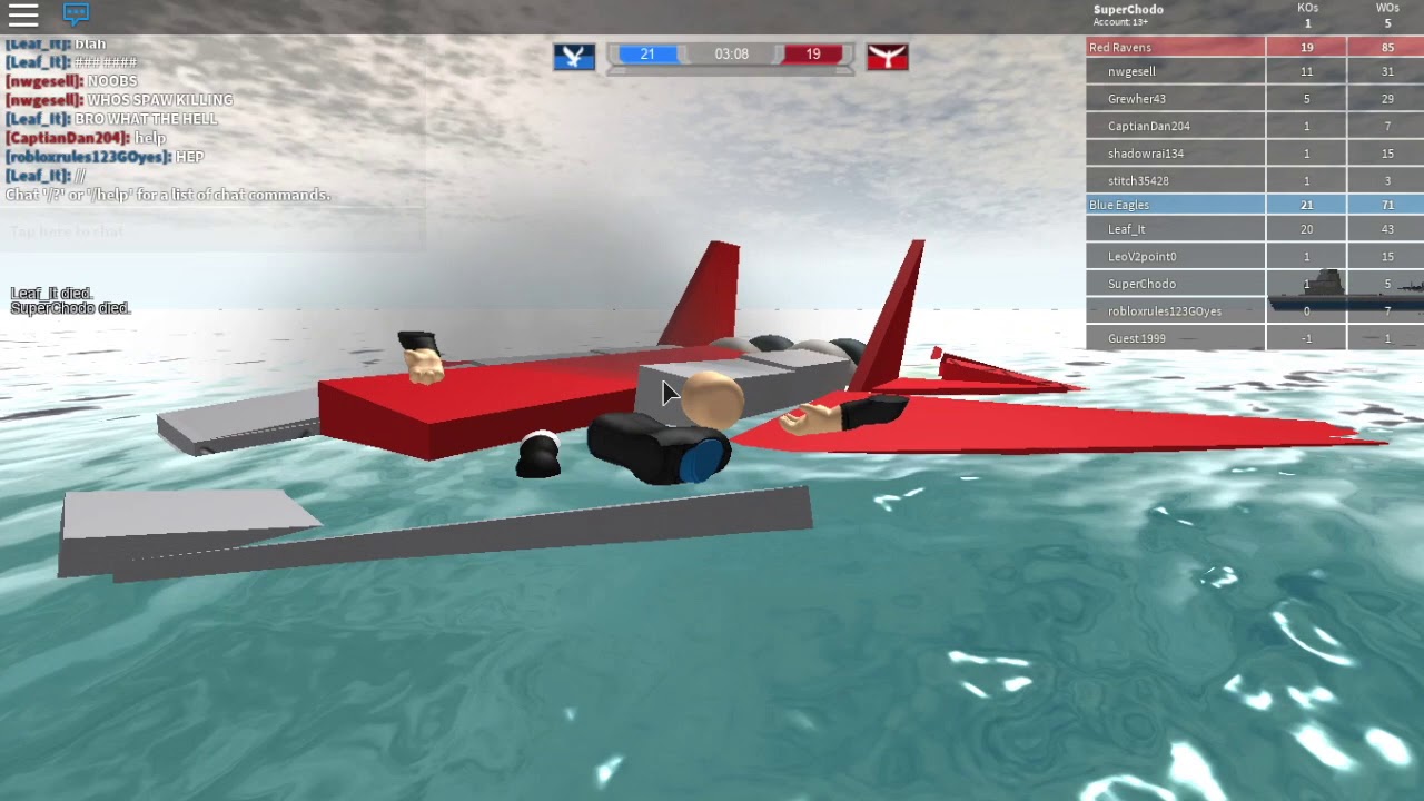 SpidermanProductions plays ROBLOX: Jet Wars: Advanced Battle - YouTube