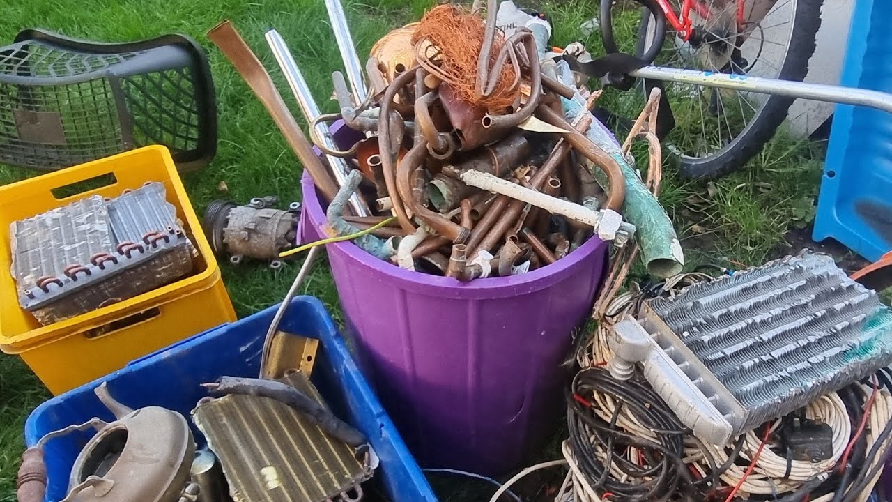 HUGE non ferrous scrap sort out and scrap yard run copper brass ect BIG ...