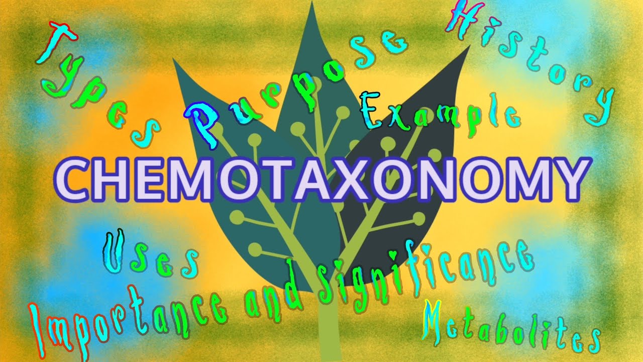 Chemotaxonomy |Definition |Full details notes|Types | Origin | #biology ...