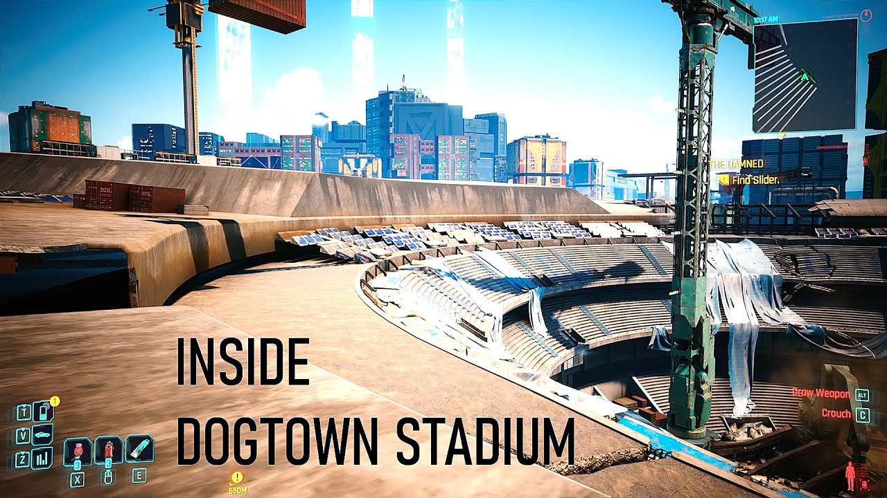 How to Go inside Dogtown Stadium ARENA [Cyberpunk 2077] - YouTube