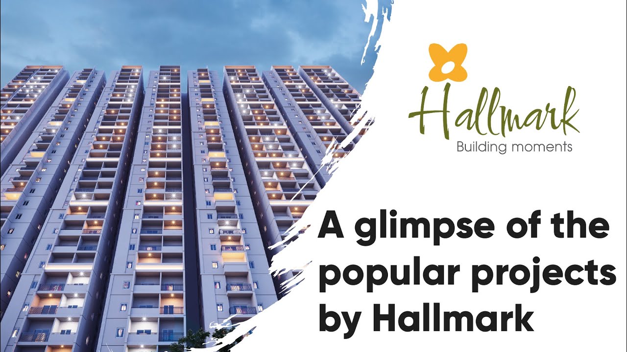 A glimpse of the popular projects by Hallmark Builders | Flats for sale In Hyderabad 2021 - YouTube