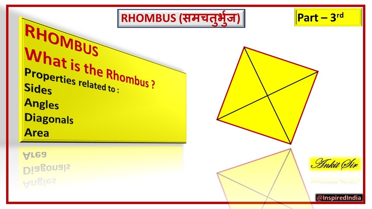 What is the Rhombus || All properties of rhombus || Quadrilateral || # ...
