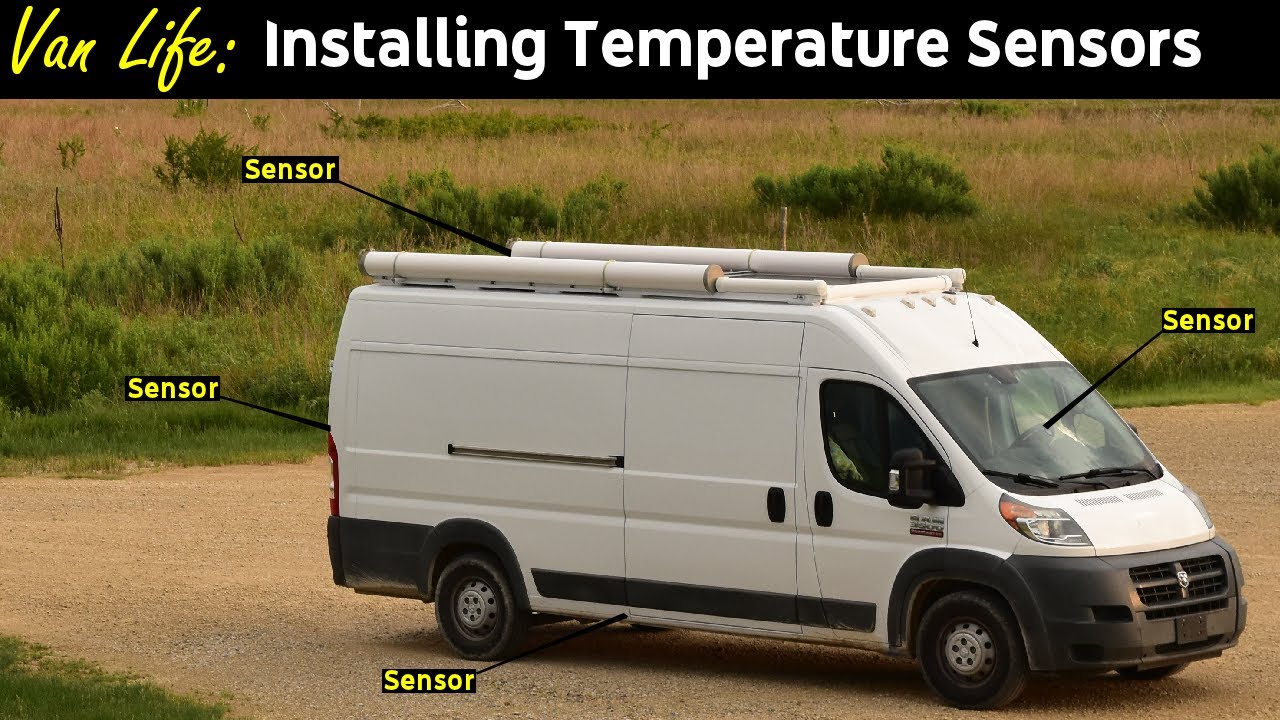 Van Life, Van Build - Installing Temperature sensors, thermometers for ...