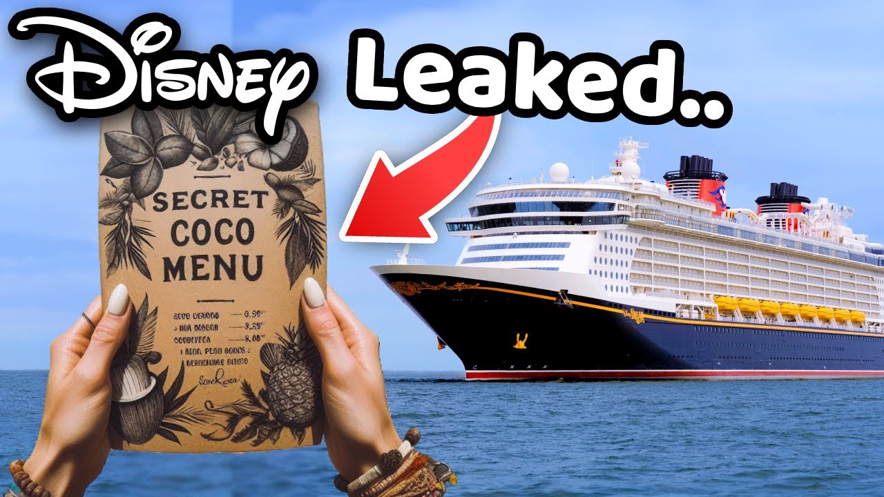 Disney Cruise LEAKS Coco Menu.. Everything YOU Need to know - Disney ...