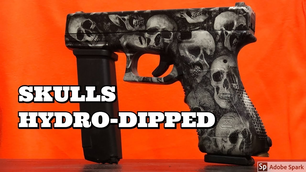 Hydro-Dipped Glock Skulls - YouTube