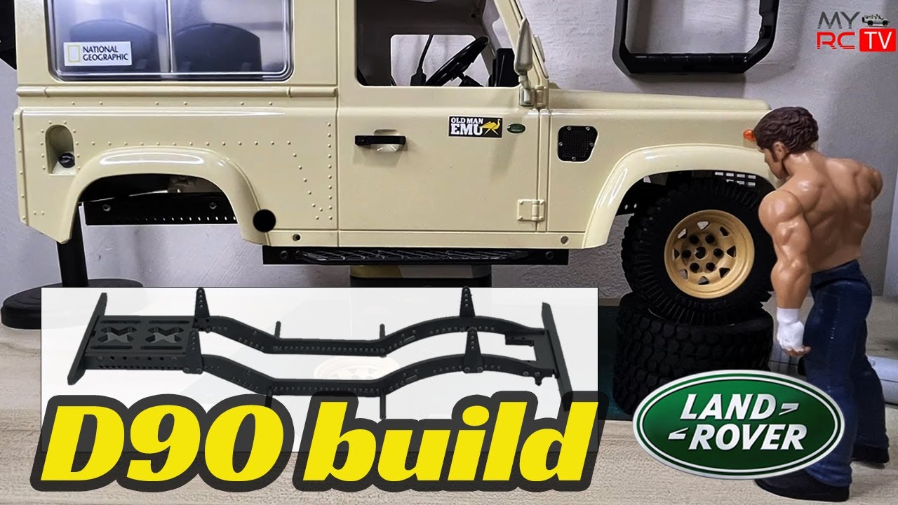 D90 BUILD - 1:10 scale Land Rover Defender D90 - YouTube
