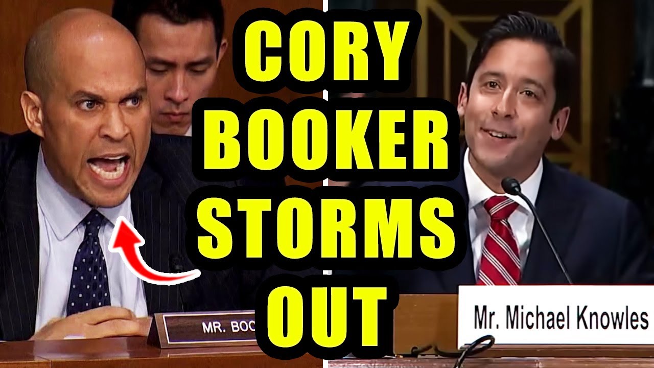 Senate Hearing Goes OFF THE RAILS as Michael Knowles Roasts Cory Booker ...