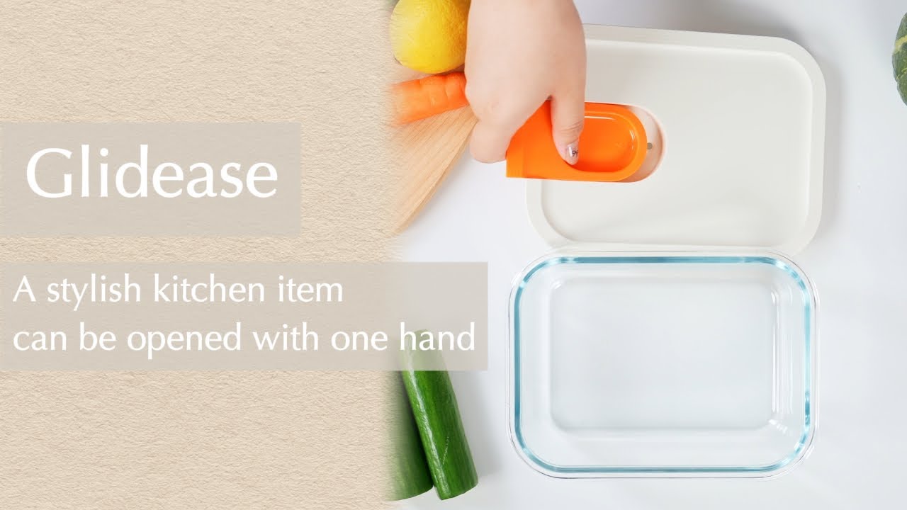 One-Hand Open Airtight Container | Stylish Food Storage Solution - YouTube