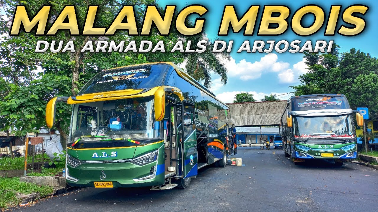 PASANGAN MBOIS BUS ALS 384 SR-3 BUS ALS 388 JETBUS 3 || MALANG-MEDAN DI ...