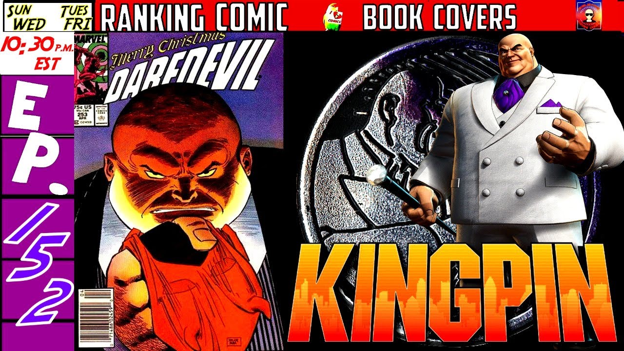Ranking Kingpin Comic Book Cover Appearances - YouTube