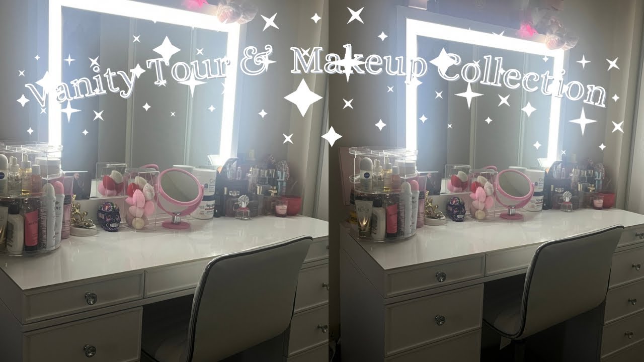 Vanity Tour & Makeup Collection! - YouTube