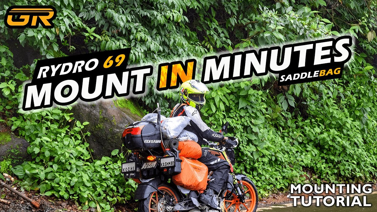 Rydro 69 Saddle Bag Official Mounting Tutorial | Best for Experienced ...