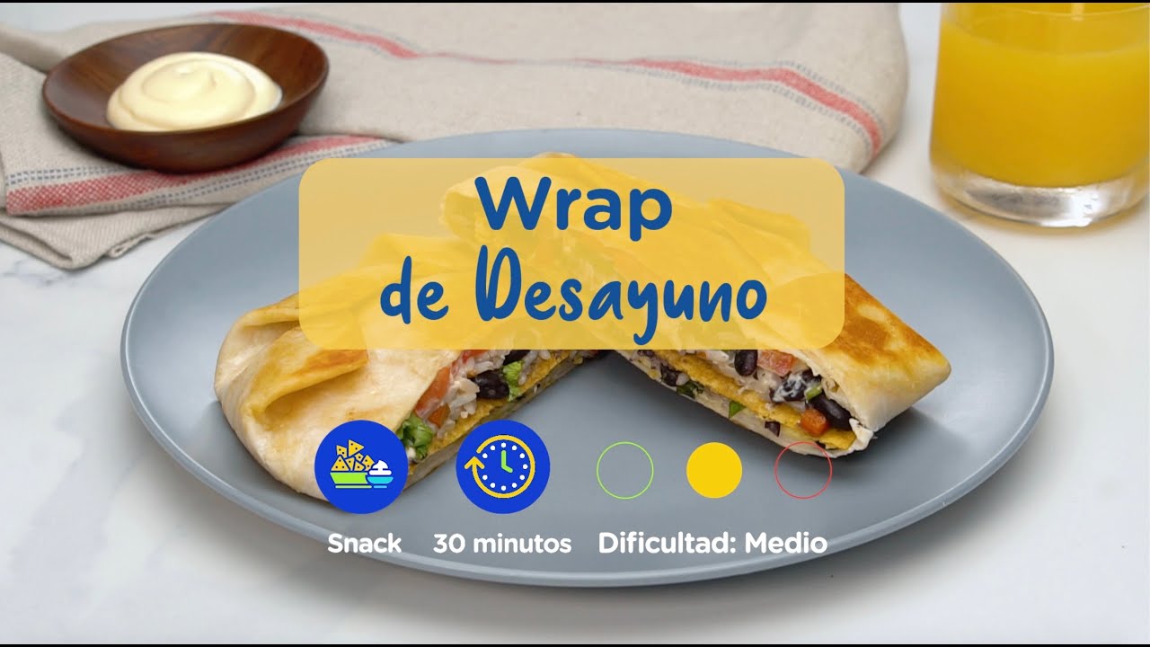 Wrap de desayuno l Deliciosa Inspiración by Dos Pinos - YouTube