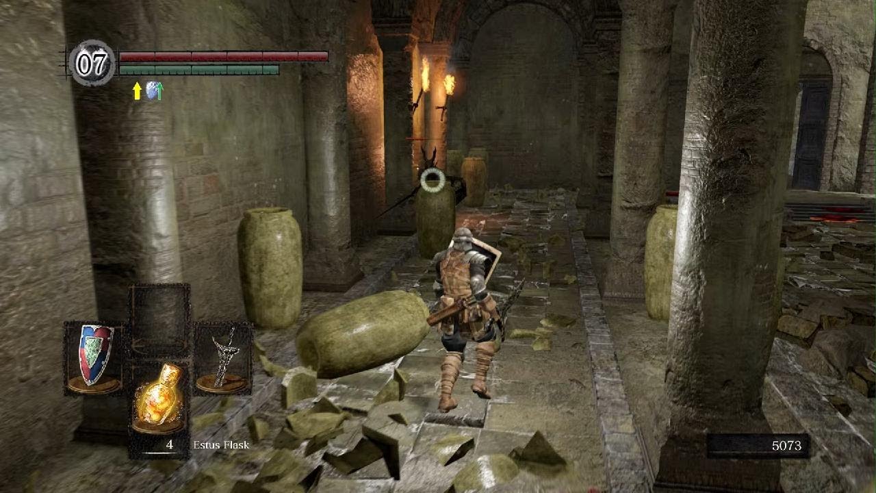 DARK SOULS 1 part 4 return to undead asylum stray demon - YouTube