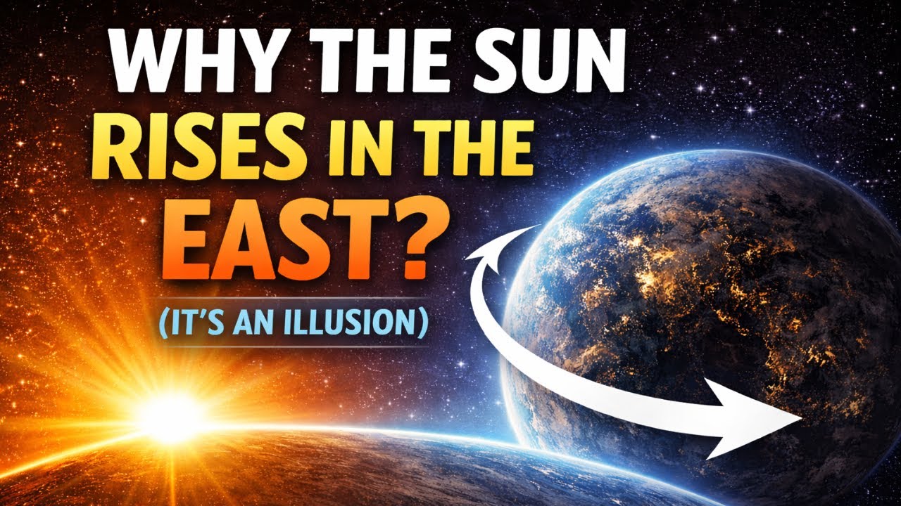 Why does the Sun Rise in the East? - YouTube