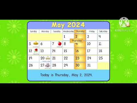 Starfall Calendar: May 2, 2024 - YouTube