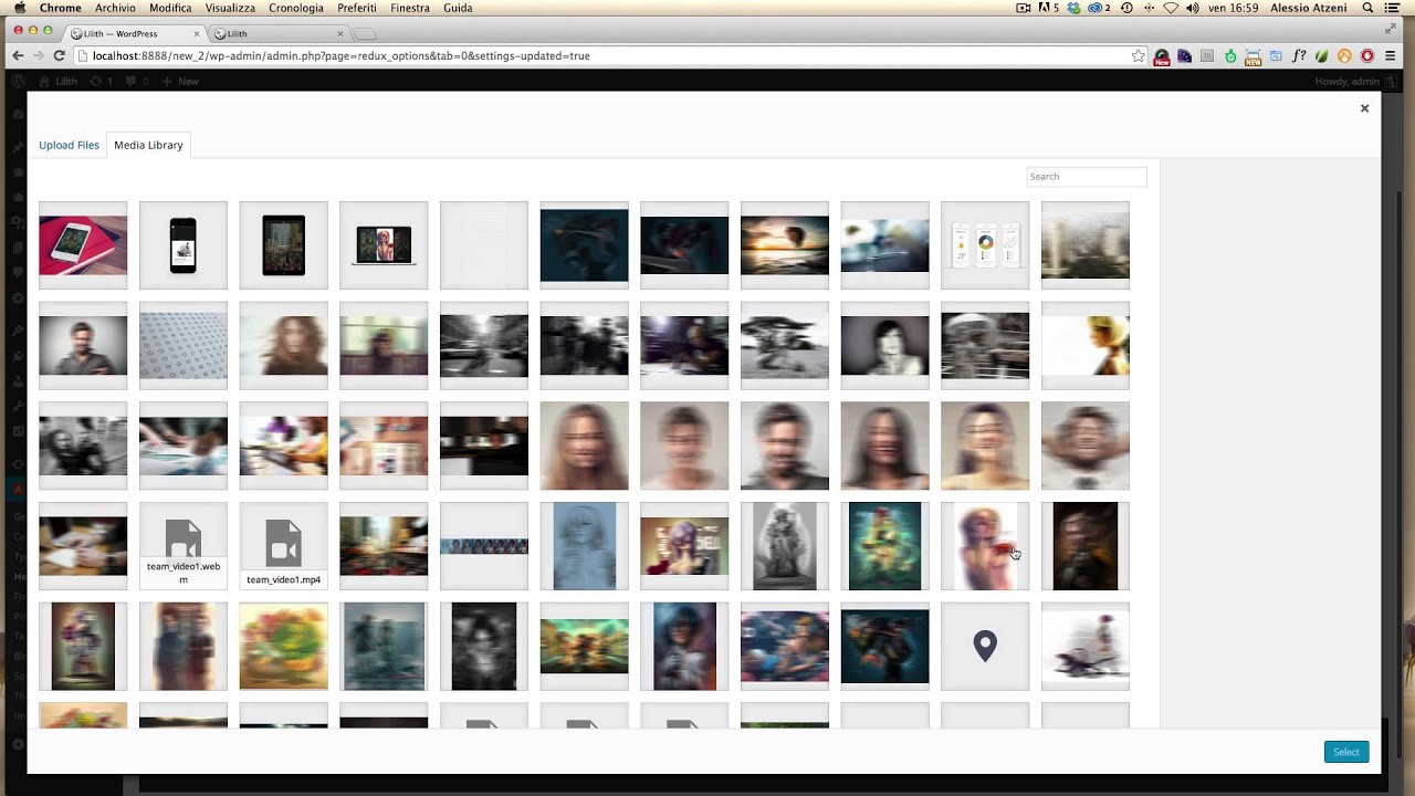 Lilith - Theme Options Panel - YouTube