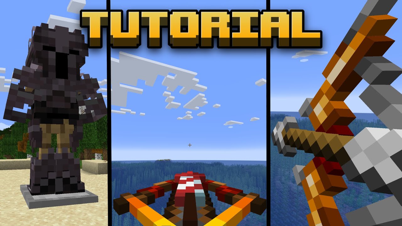 How to do custom Armor, Bows, Crossbows and Shields in Minecraft ...