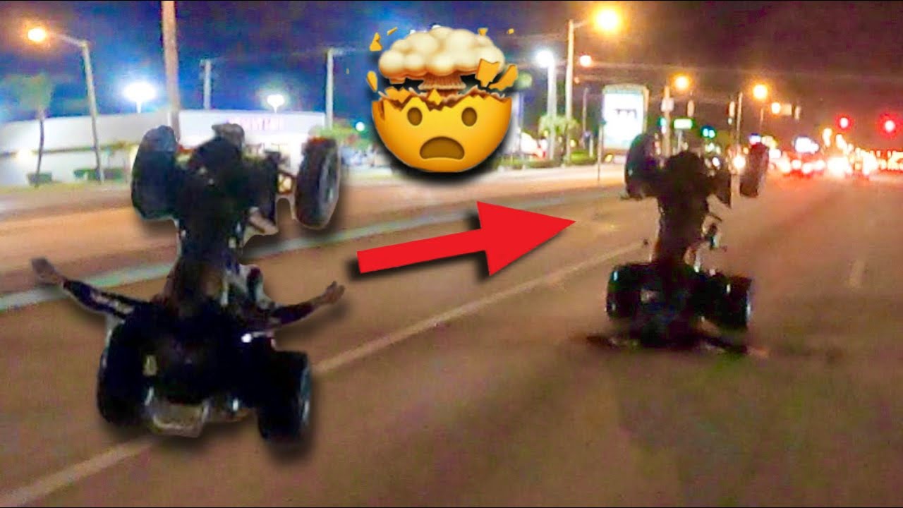 MOST INSANE TRX450R QUAD TRICKS! - YouTube