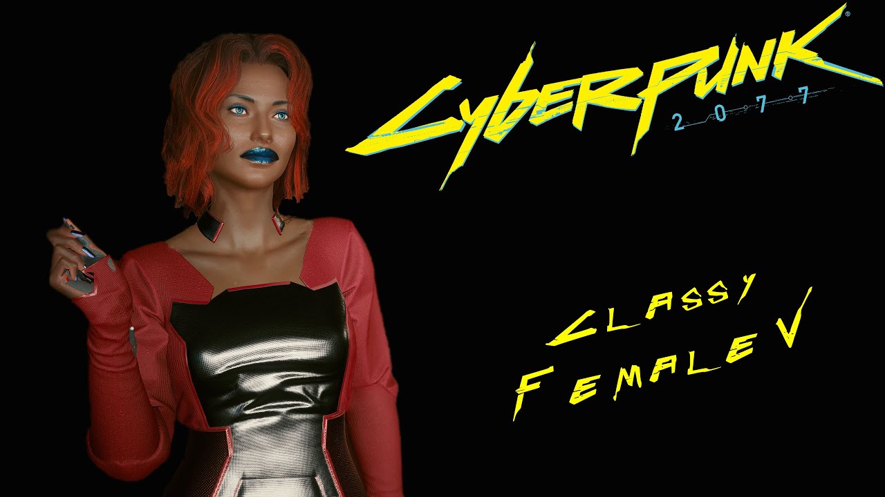 Cyberpunk 2077 - Female Character Creation -Classy Corpo V - YouTube