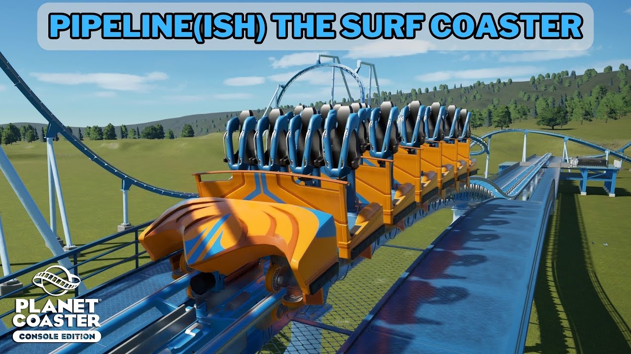 Pipeline(ish) The Surf Coaster - YouTube