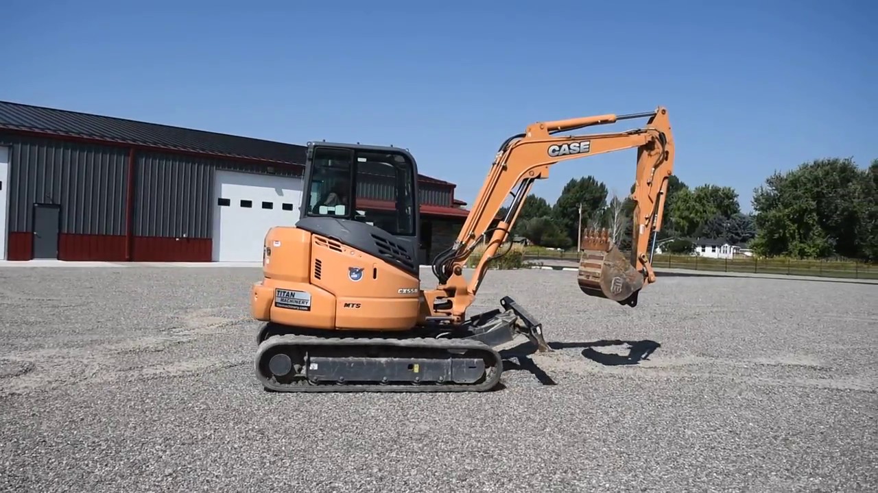 2015 Case CX55B Mini Excavator - YouTube