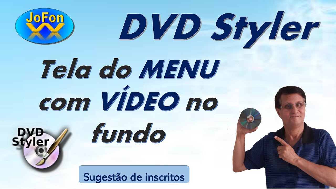 Colocando vídeo de fundo na tela do menu - DVDStyler - YouTube