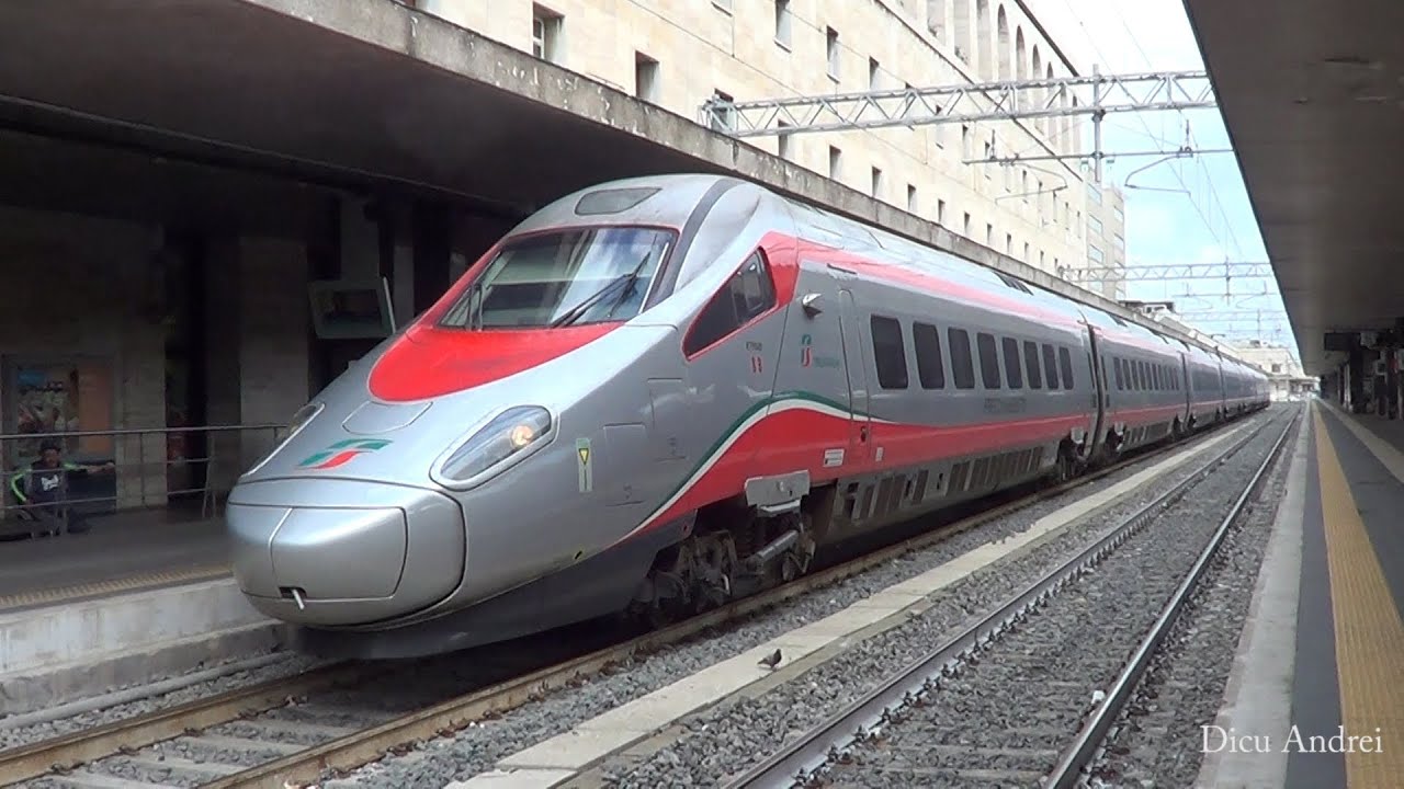 Eurostar Italia ES 9431 arrive in Roma Termini - YouTube